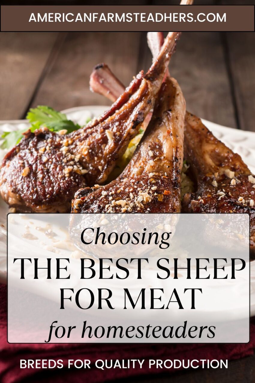 Choosing the Best Sheep for Meat for Homesteaders